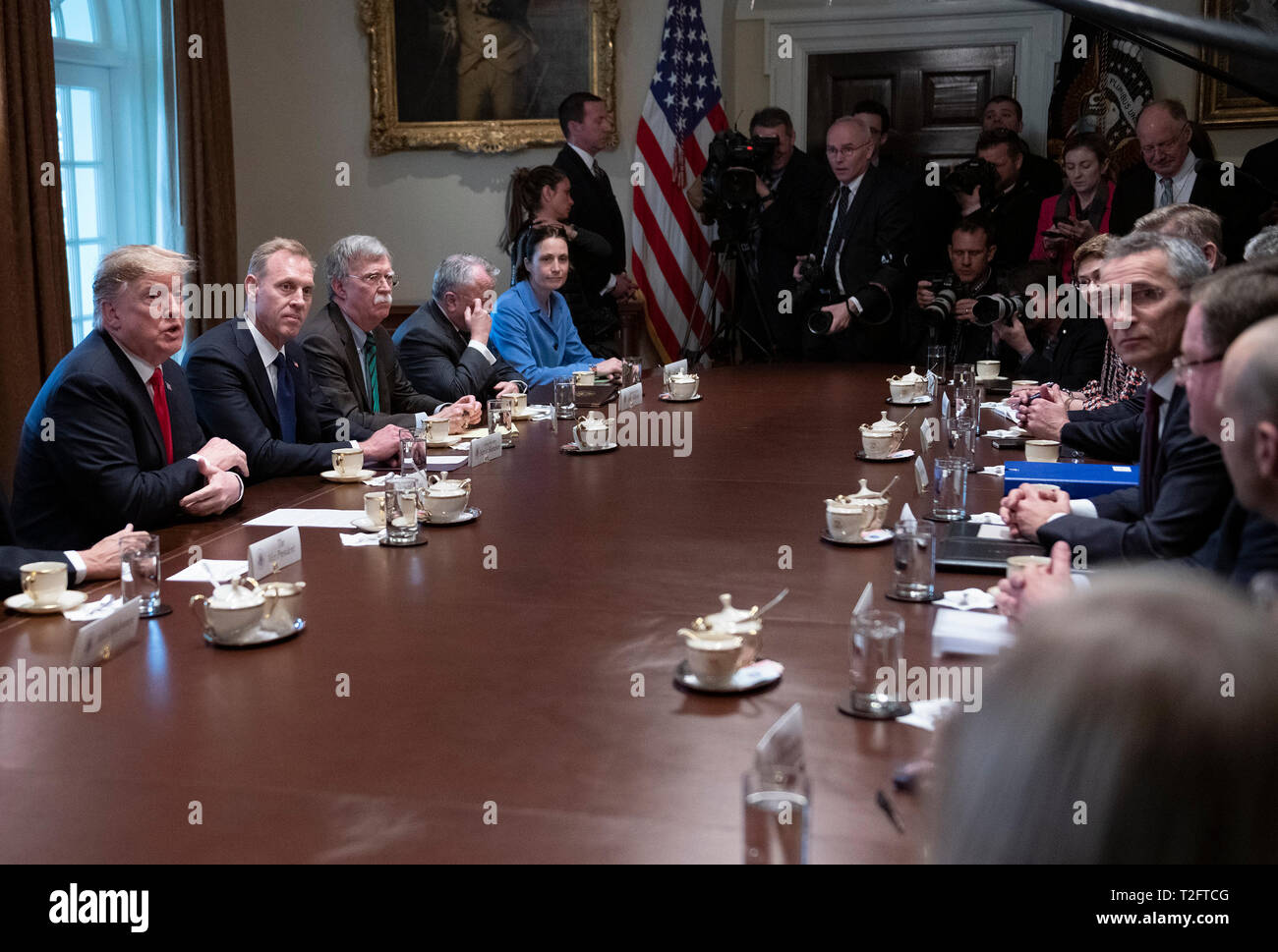Treaty room of the white house hi-res stock photography and images - Alamy