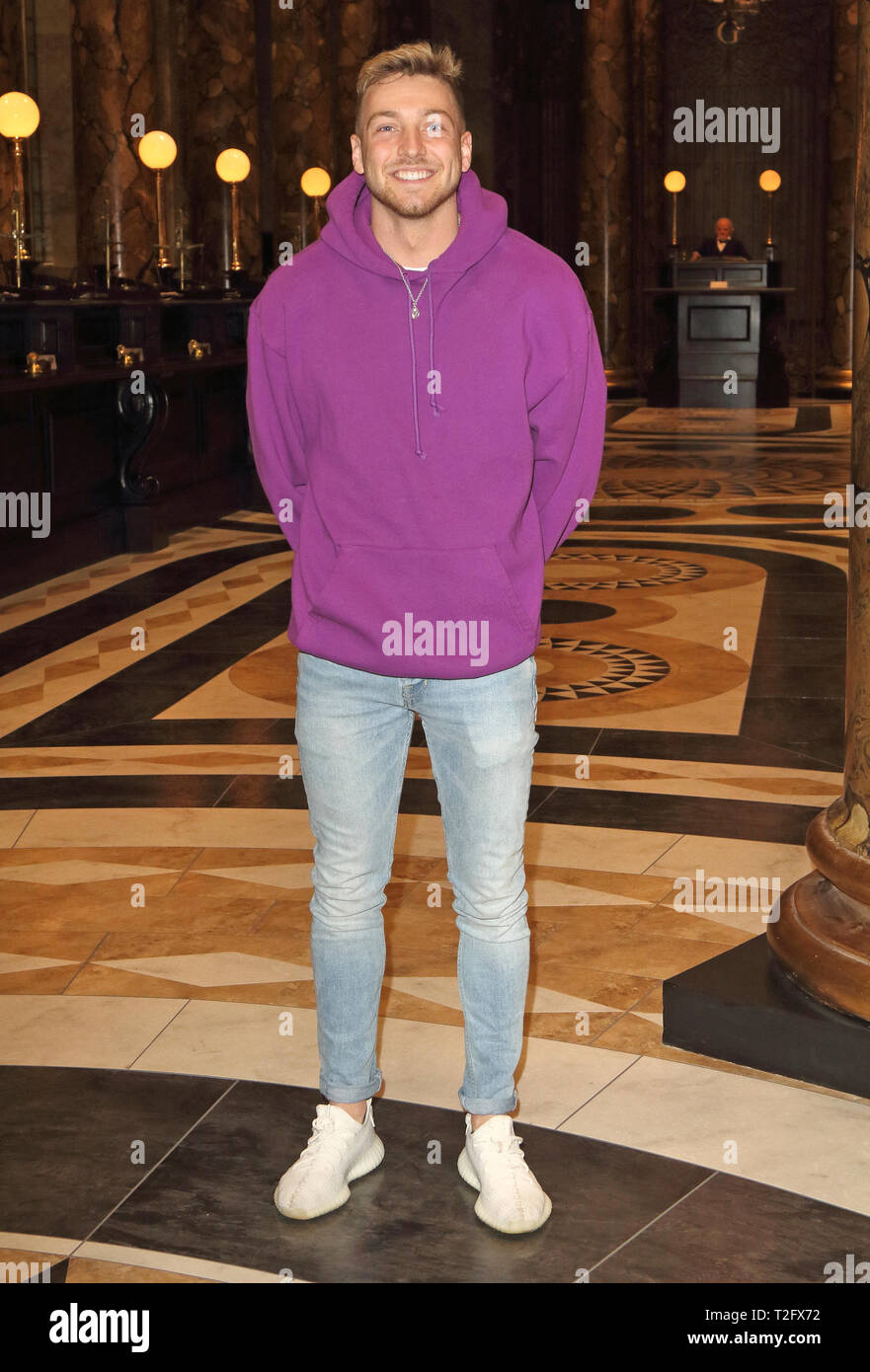 Sam Thompson attends an Exclusive launch event for the Gringotts ...
