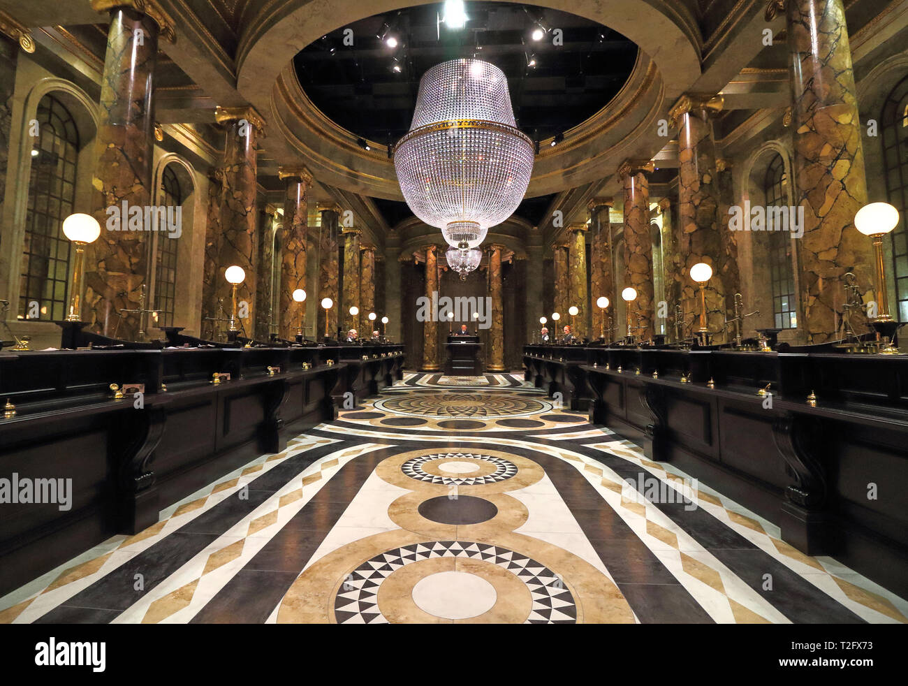 Interior at the Exclusive launch event for the Gringotts Wizarding Bank ...