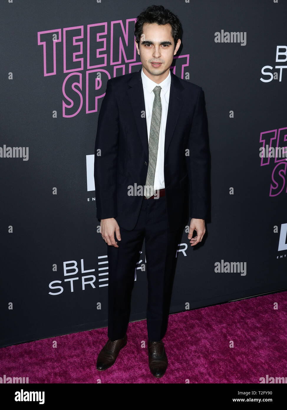 HOLLYWOOD, LOS ANGELES, CALIFORNIA, USA - APRIL 02: Actor Max Minghella ...
