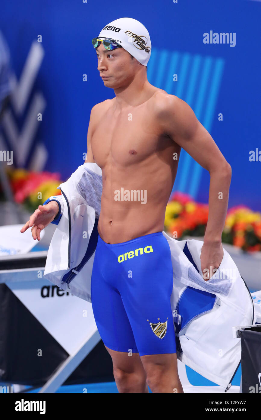 Tatsumi International Swimming Center, Tokyo, Japan. 3rd Apr, 2019 ...