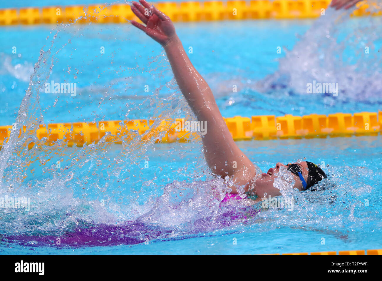 Tatsumi International Swimming Center, Tokyo, Japan. 3rd Apr, 2019 ...