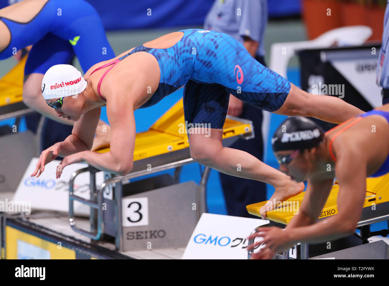 Tatsumi International Swimming Center, Tokyo, Japan. 3rd Apr, 2019. Satomi Suzuki, APRIL 3, 2019 ...