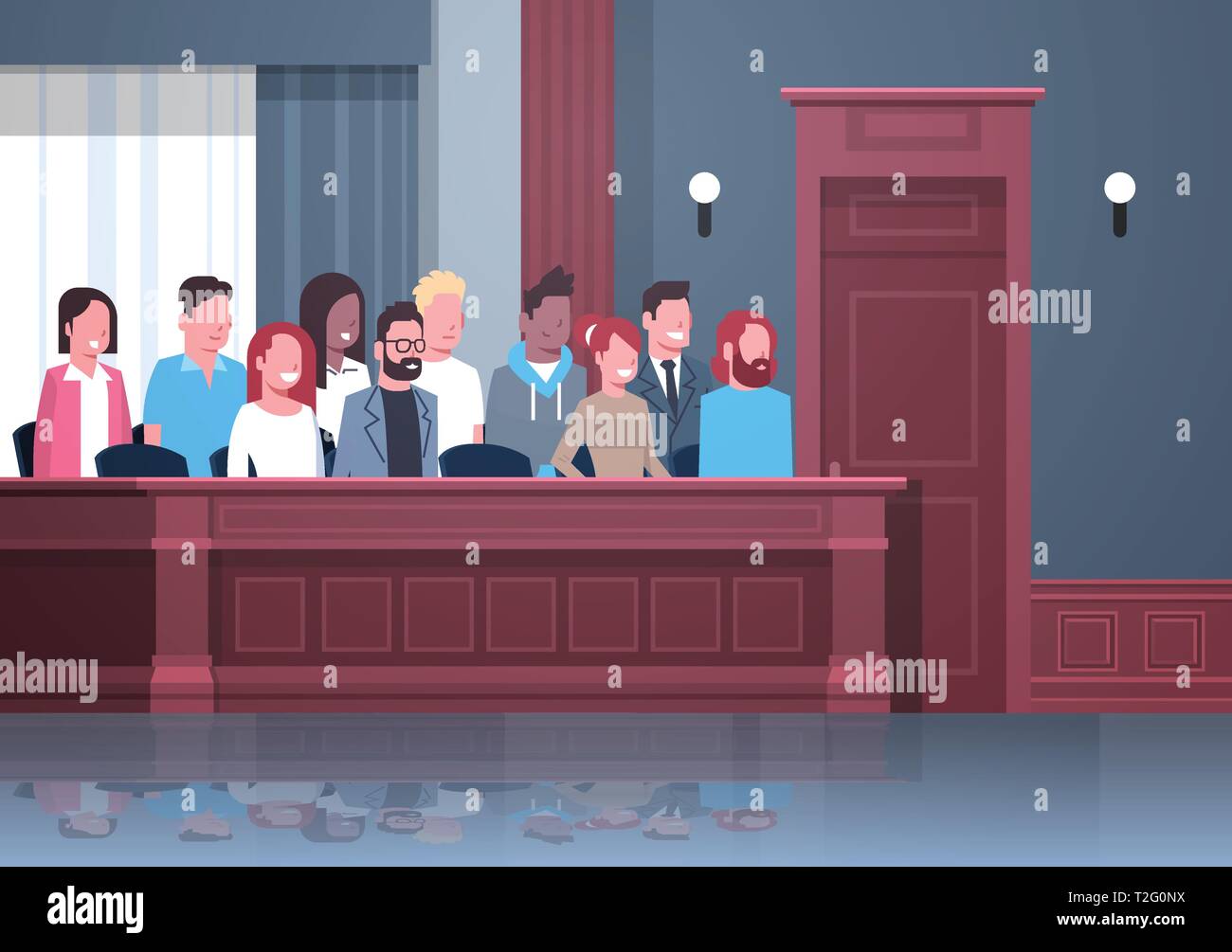 Witness box court hi-res stock photography and images - Alamy