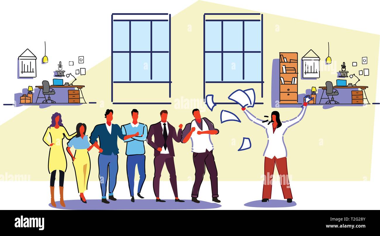 Throwing documents Stock Vector Images - Alamy