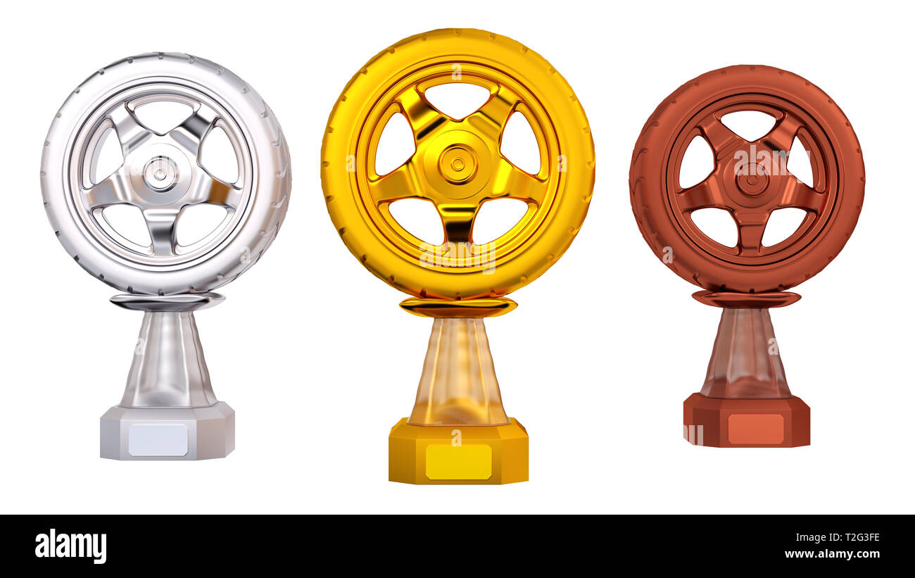 Gold alloy wheel Cut Out Stock Images & Pictures - Alamy