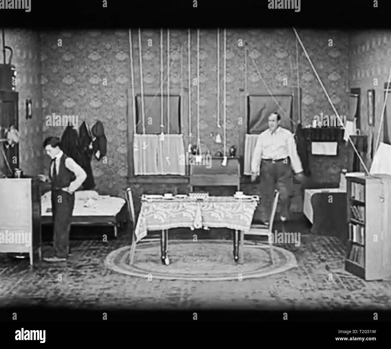 Vintage Buster Keaton movie 1920 screen Stock Photo - Alamy