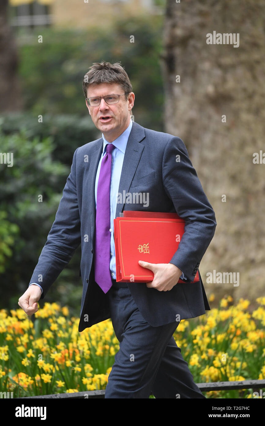 Business Secretary Greg Clark arrives in Downing Street, London, for a ...