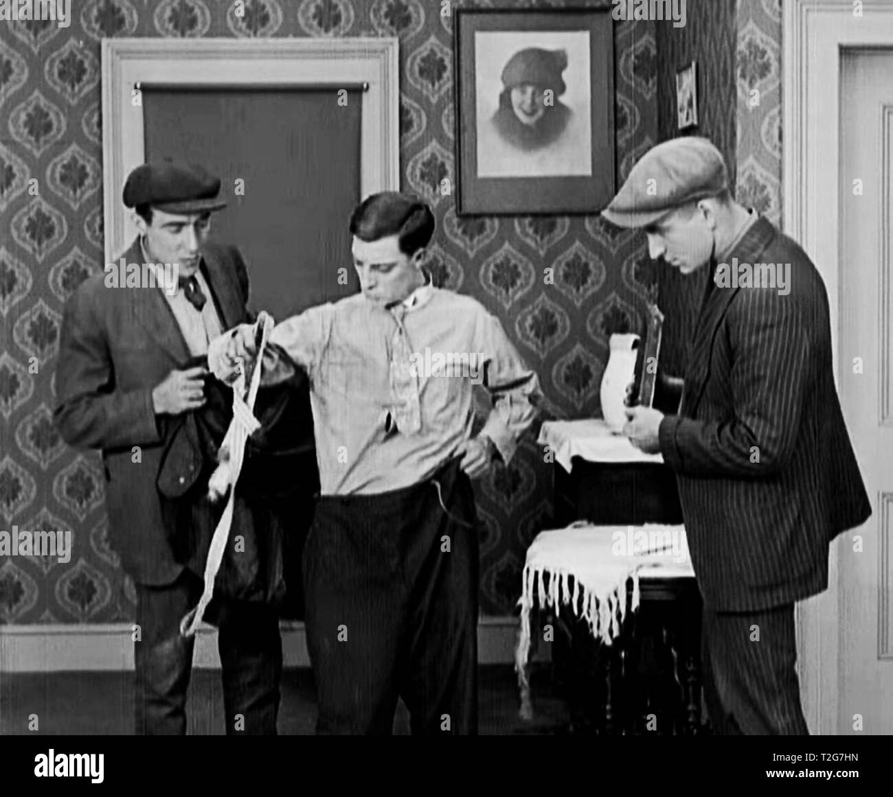 Buster Keaton Movie screen 1920 Stock Photo - Alamy