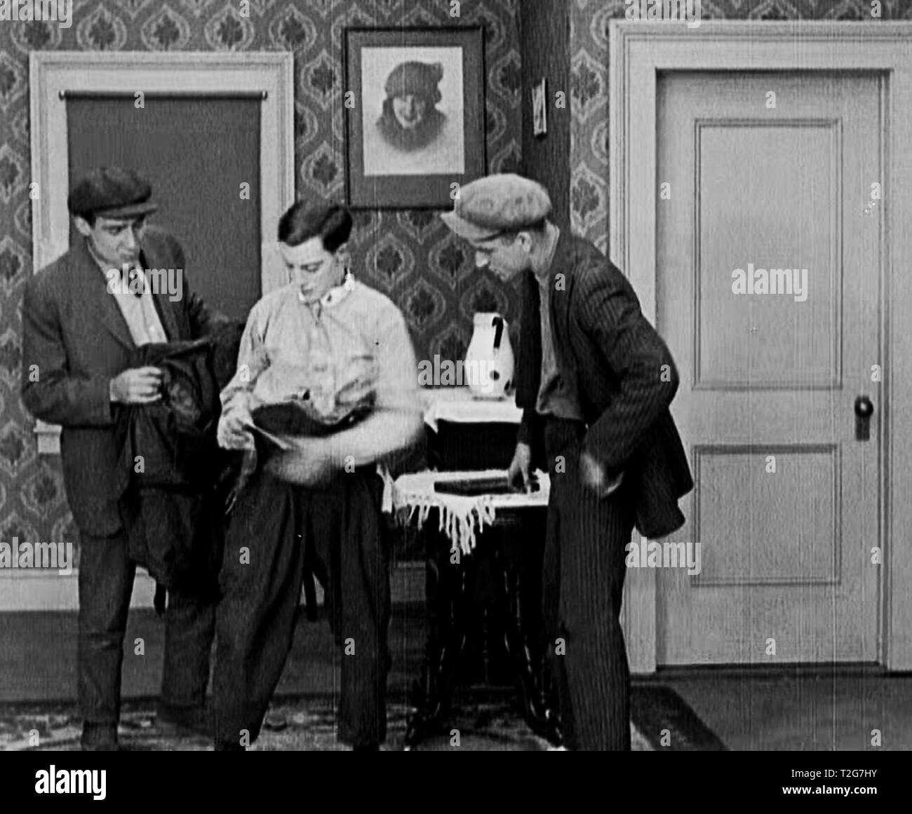 Buster Keaton Movie screen 1920 Stock Photo - Alamy