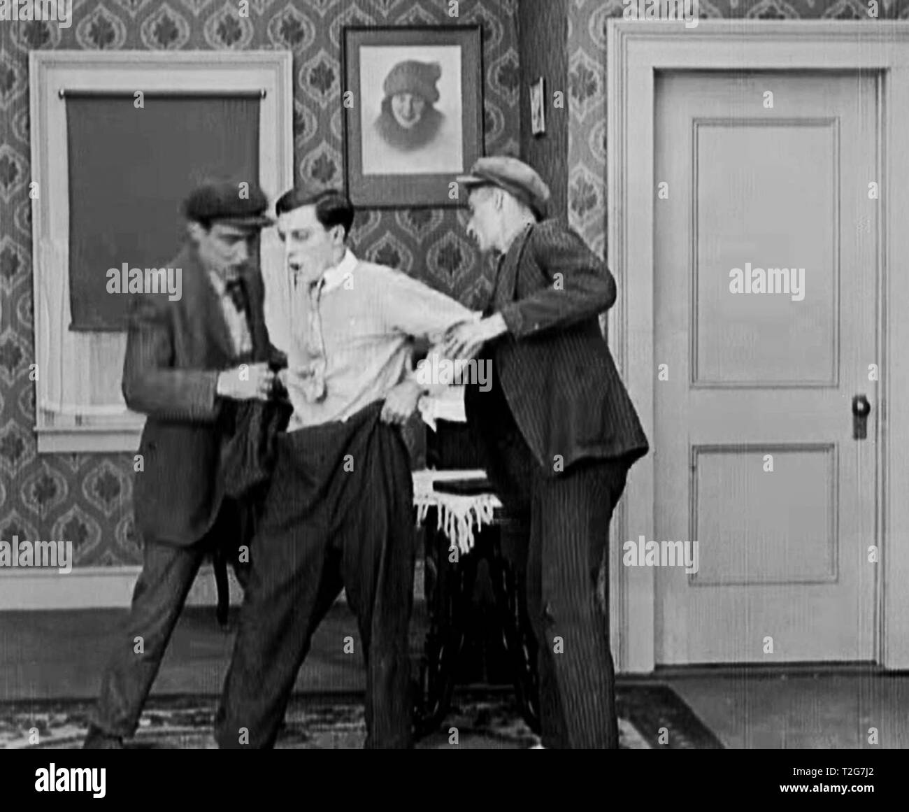 Buster Keaton Movie screen 1920 Stock Photo - Alamy