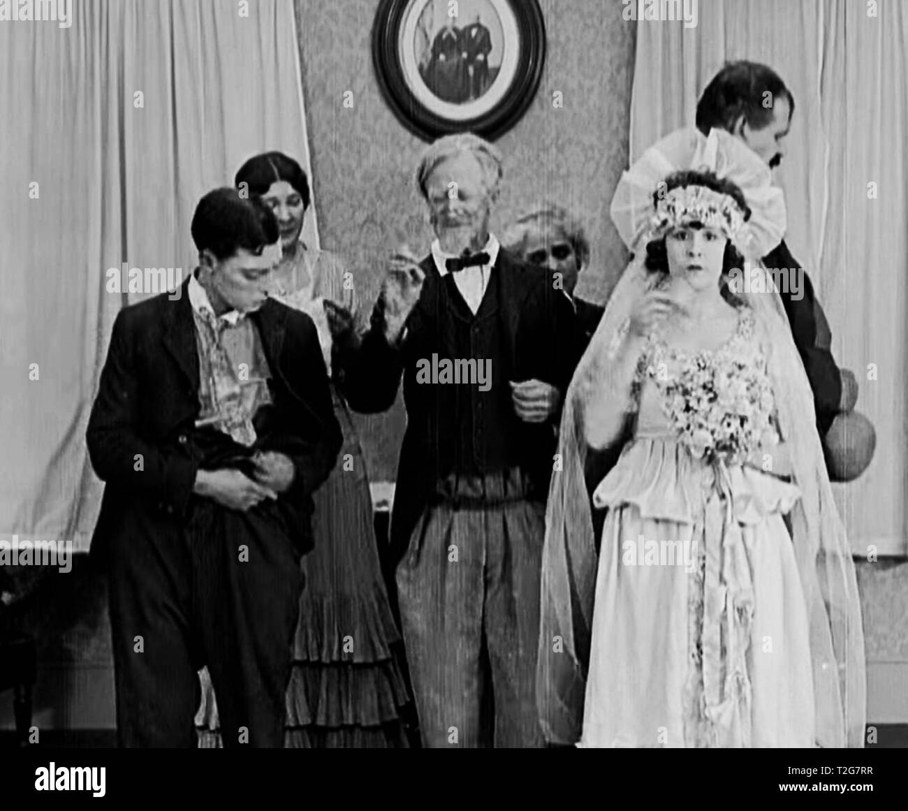 Buster Keaton Movie screen 1920 Stock Photo - Alamy