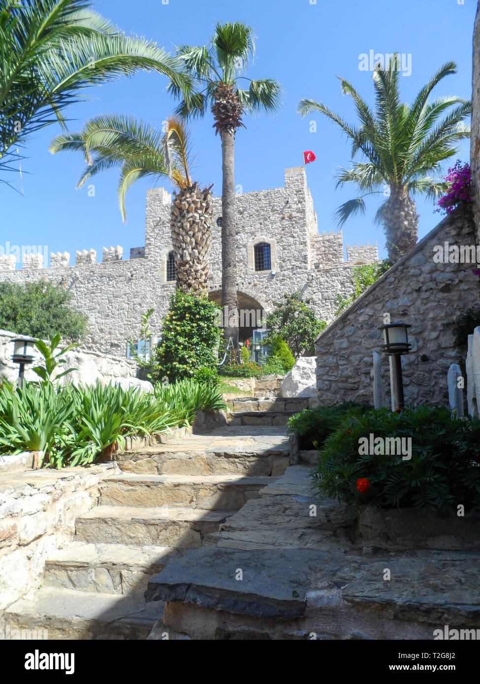 Marmaris Castle and museum, Marmaris, Mugla province, Turkey Stock ...