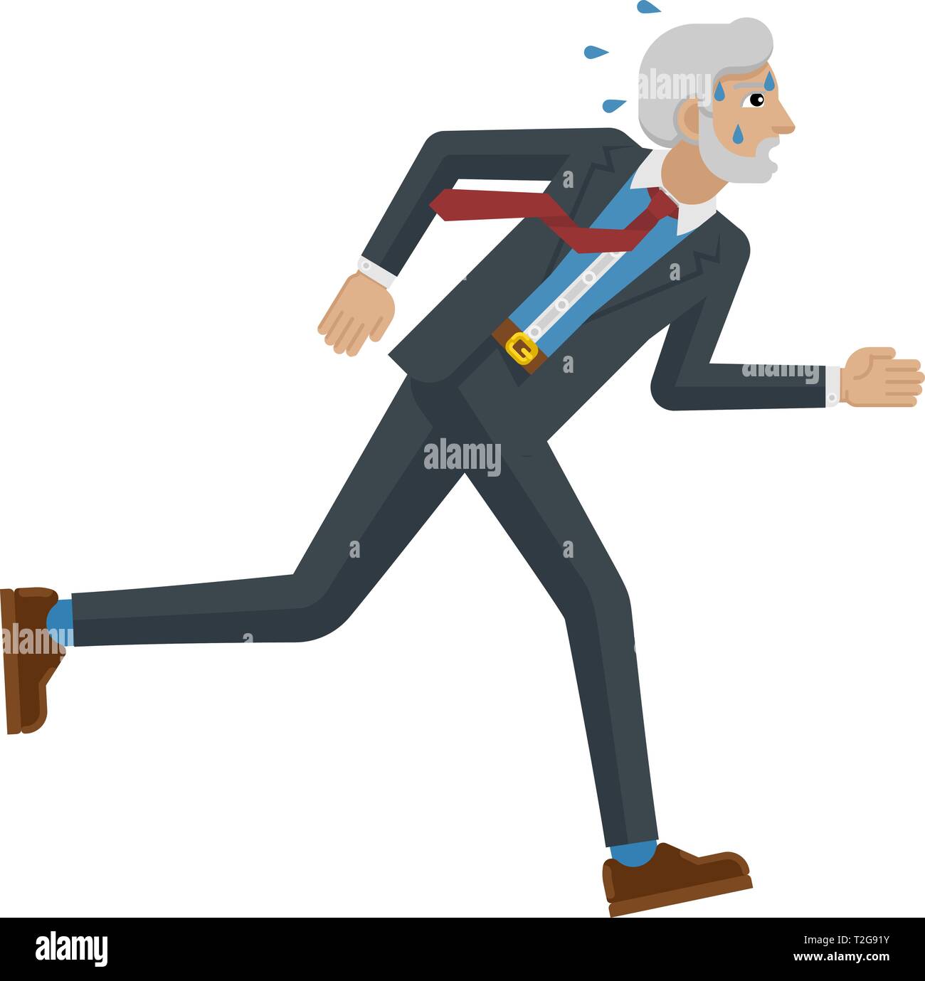 Running race suit senior Stock Vector Images - Alamy