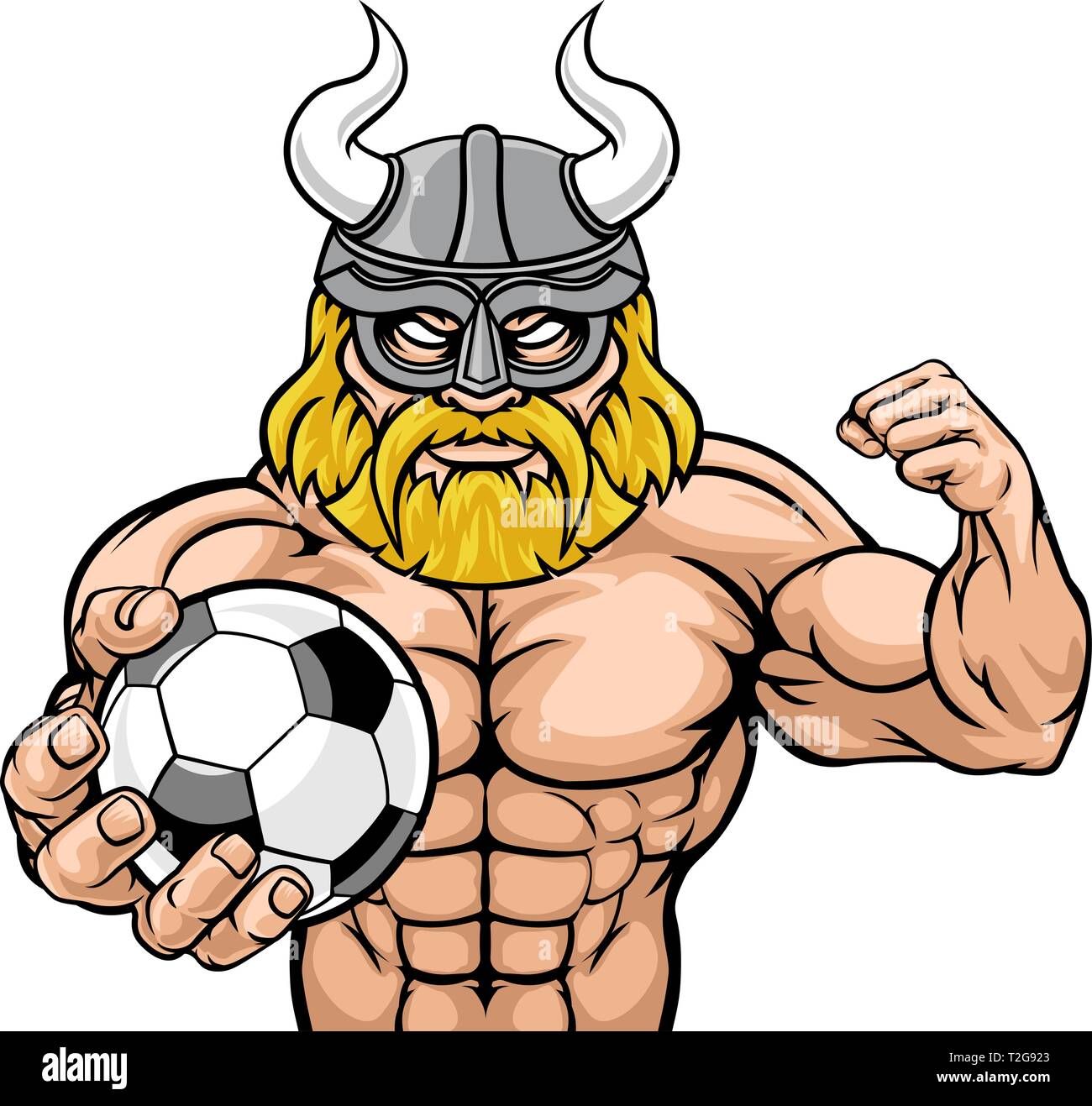 Viking Soccer Football Sports Mascot Stock Vector Image & Art - Alamy