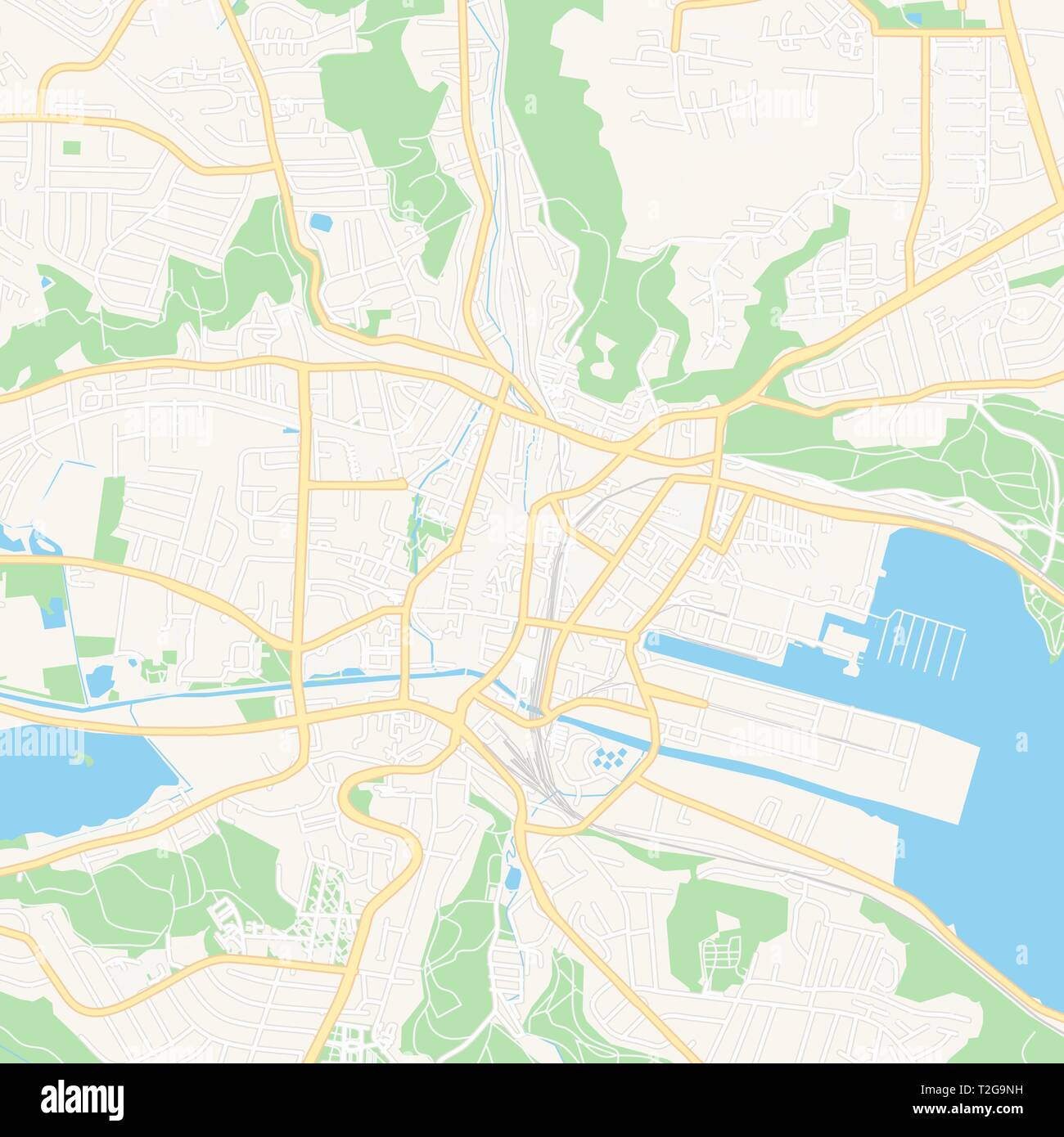 Vejle printable map hi-res stock photography and images - Alamy