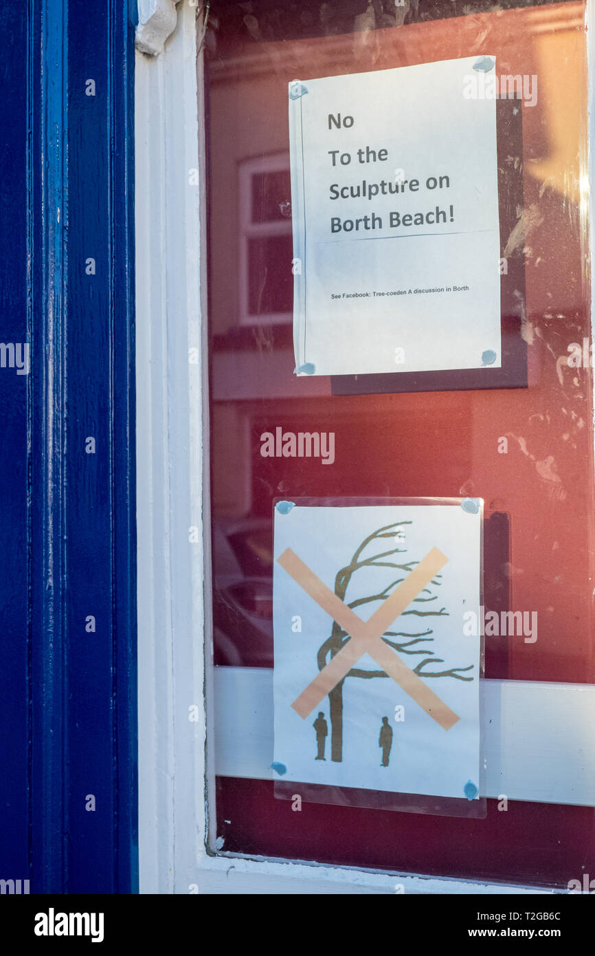 Borth metal tree sculpture hi-res stock photography and images - Alamy