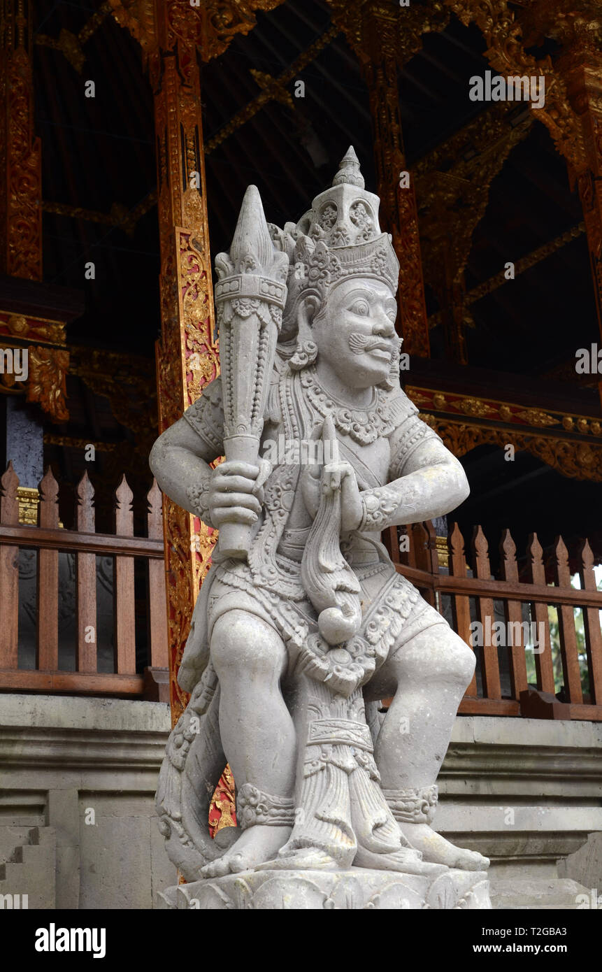 Closeup portrait of stone traditional sculpture art form incorporated ...