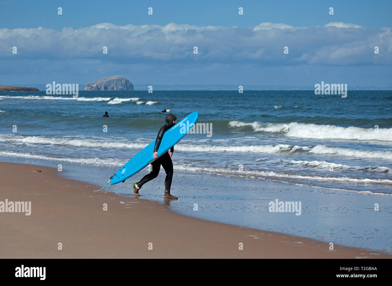 Belhaven bay surf hi-res stock photography and images - Alamy