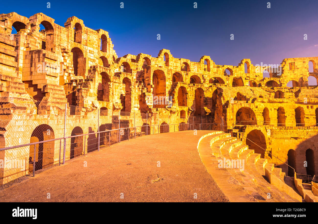 Thysdrus amphitheatre hi-res stock photography and images - Alamy