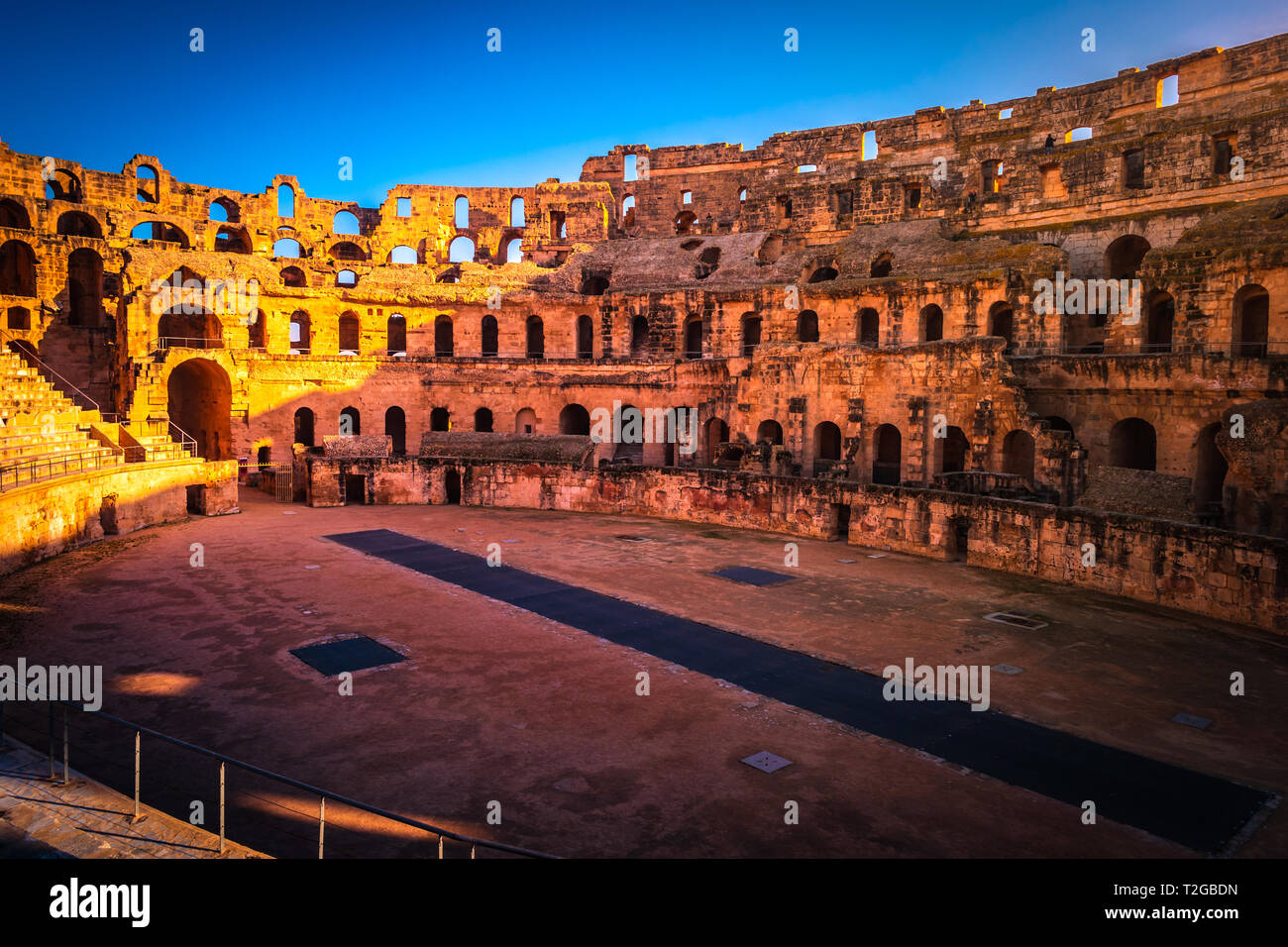 Panorama of amphitheater of carthage hi-res stock photography and ...