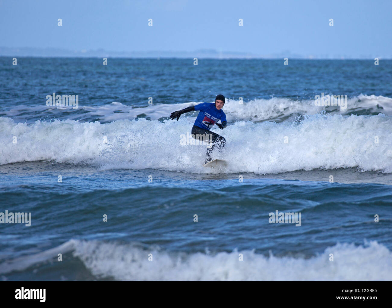 Belhaven bay surf hi-res stock photography and images - Alamy