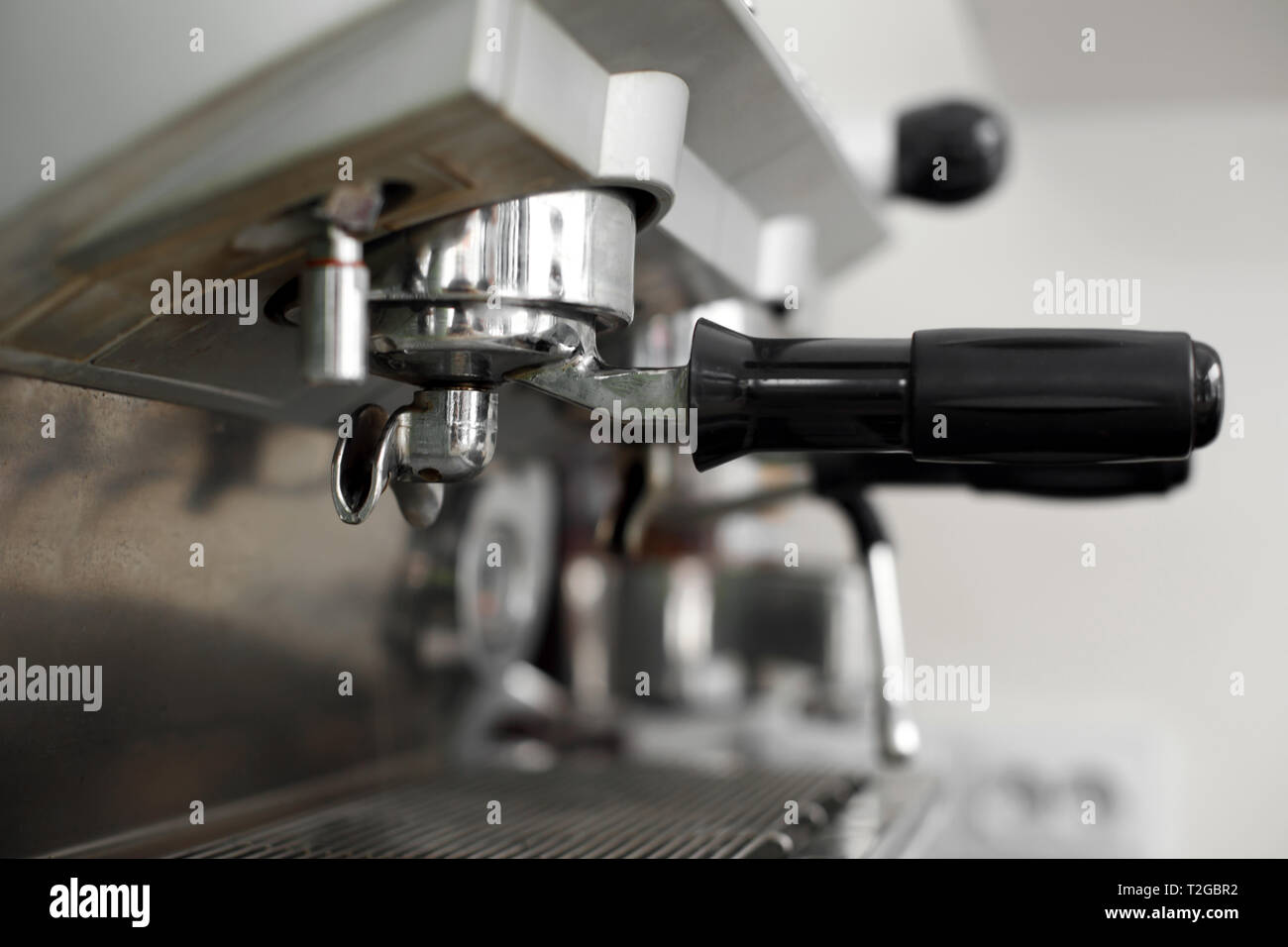 Stainless steel cooking appliance to brew coffee. Parts of coffee ...