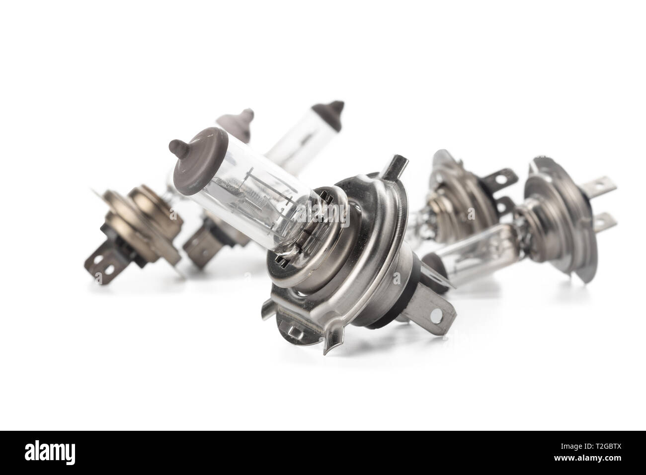 car lightbulb on white background Stock Photo - Alamy