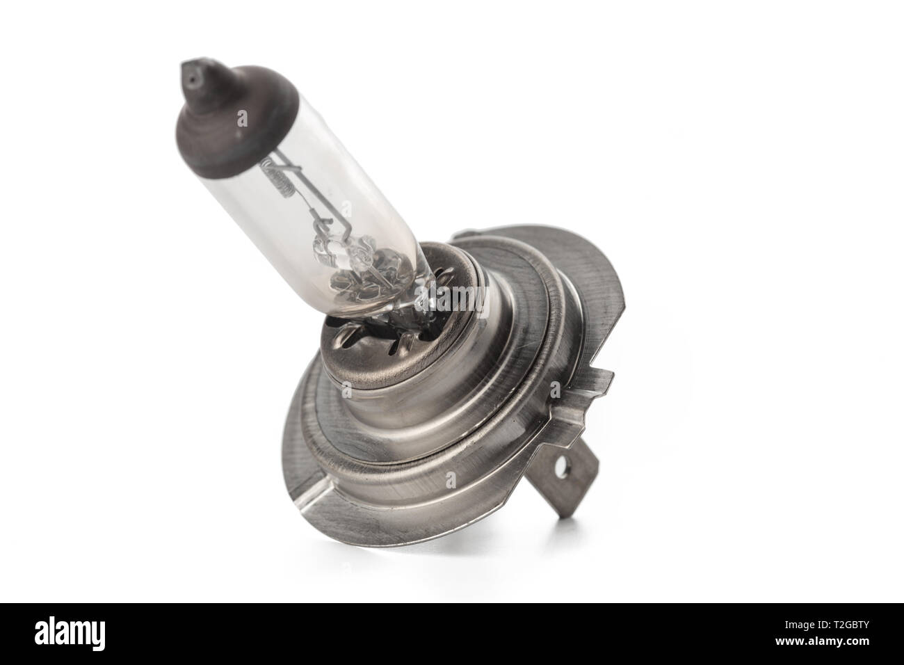 car lightbulb on white background Stock Photo - Alamy