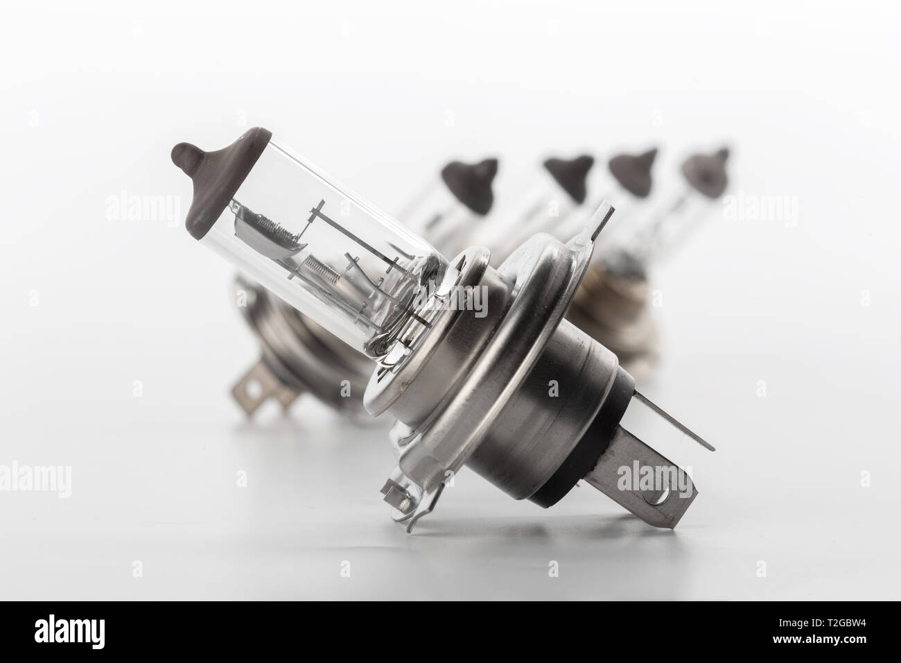 car lightbulb on white background Stock Photo - Alamy