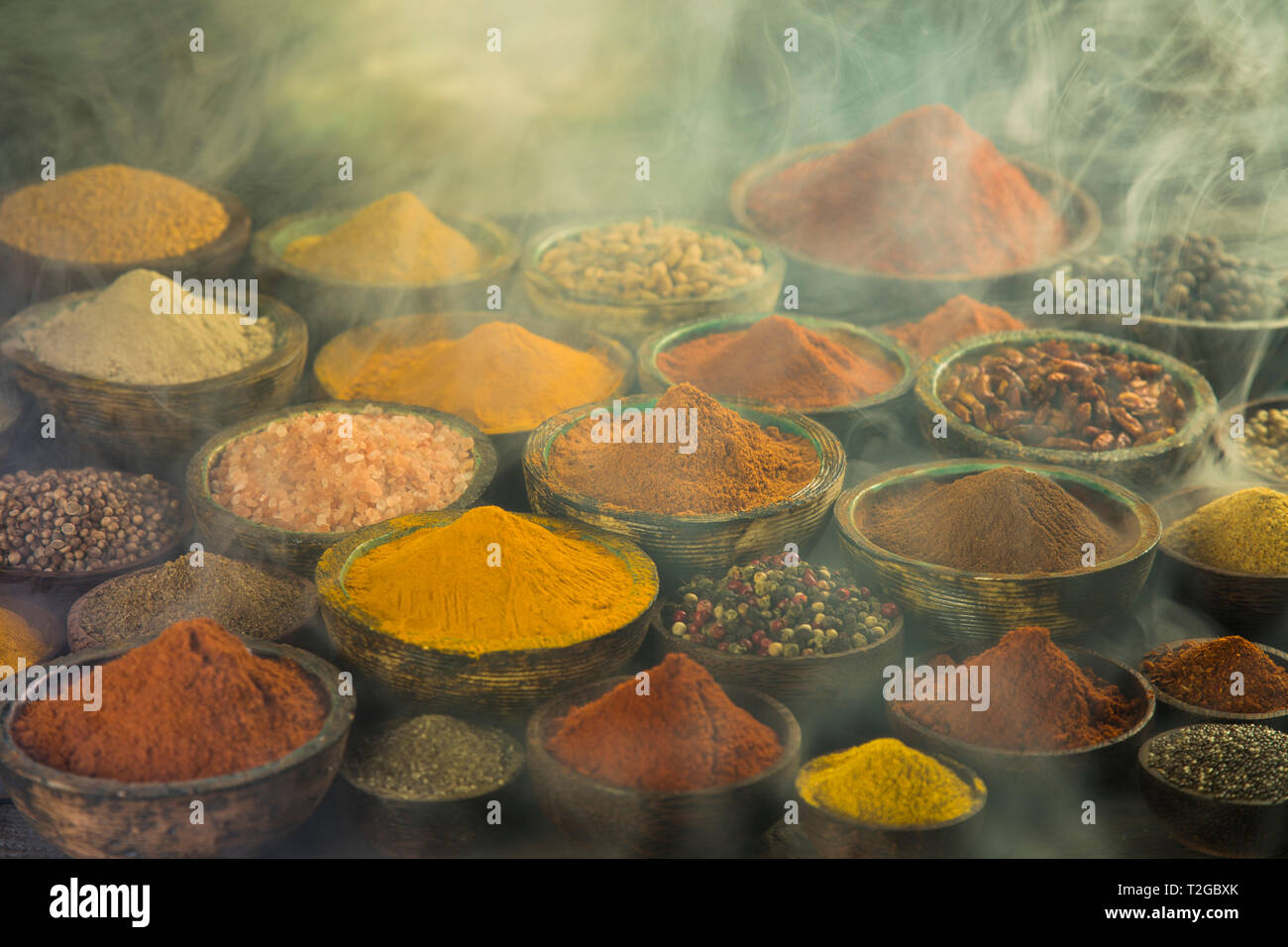 Smoke background , Spice Still Life Stock Photo - Alamy