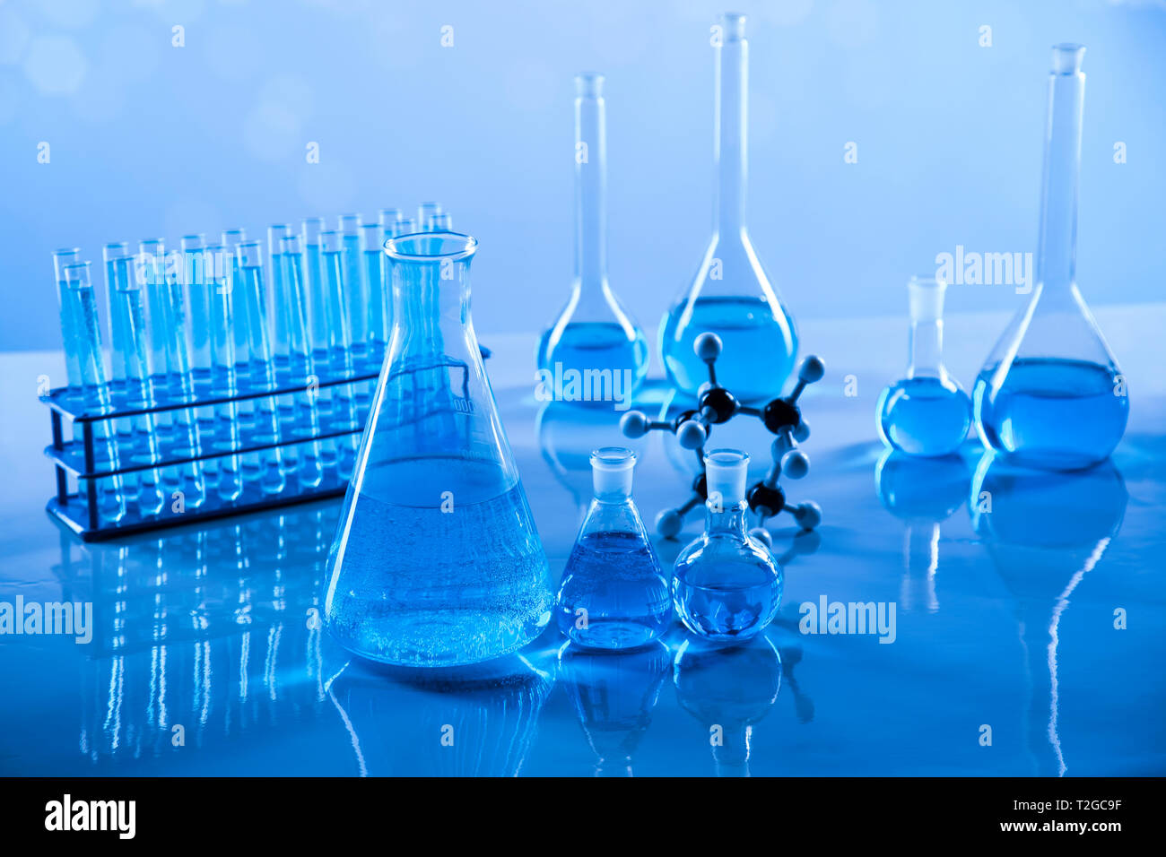 Science experiment,Laboratory equipment, Development background Stock ...