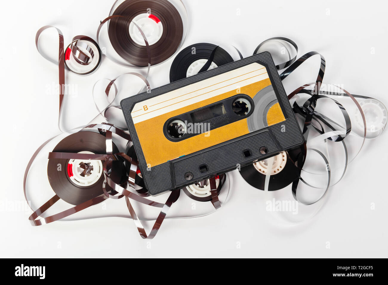 music audio tape Stock Photo - Alamy