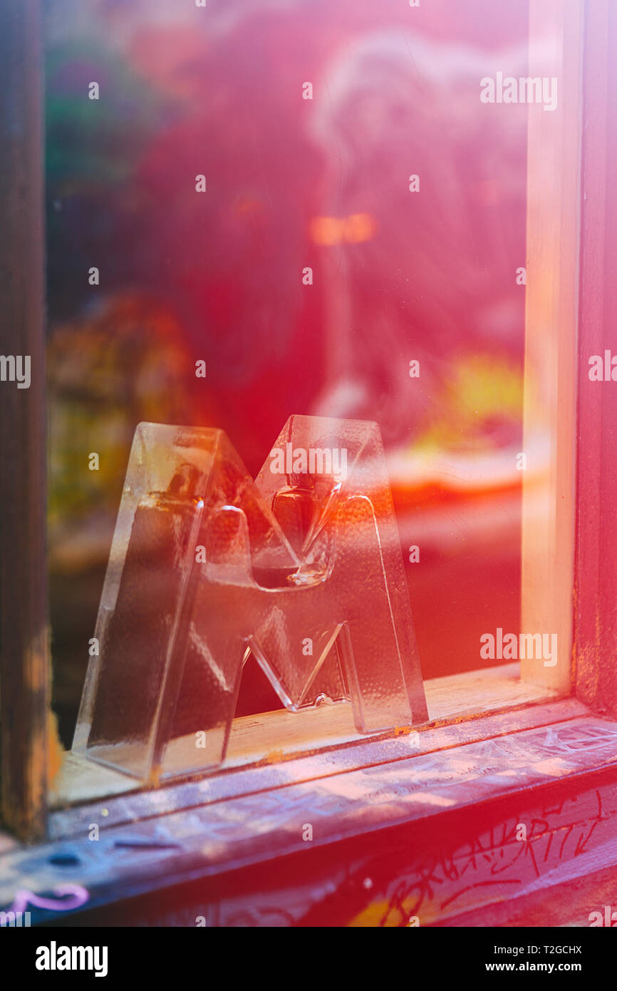 window of a bar in fitzroy, melbourne Stock Photo - Alamy