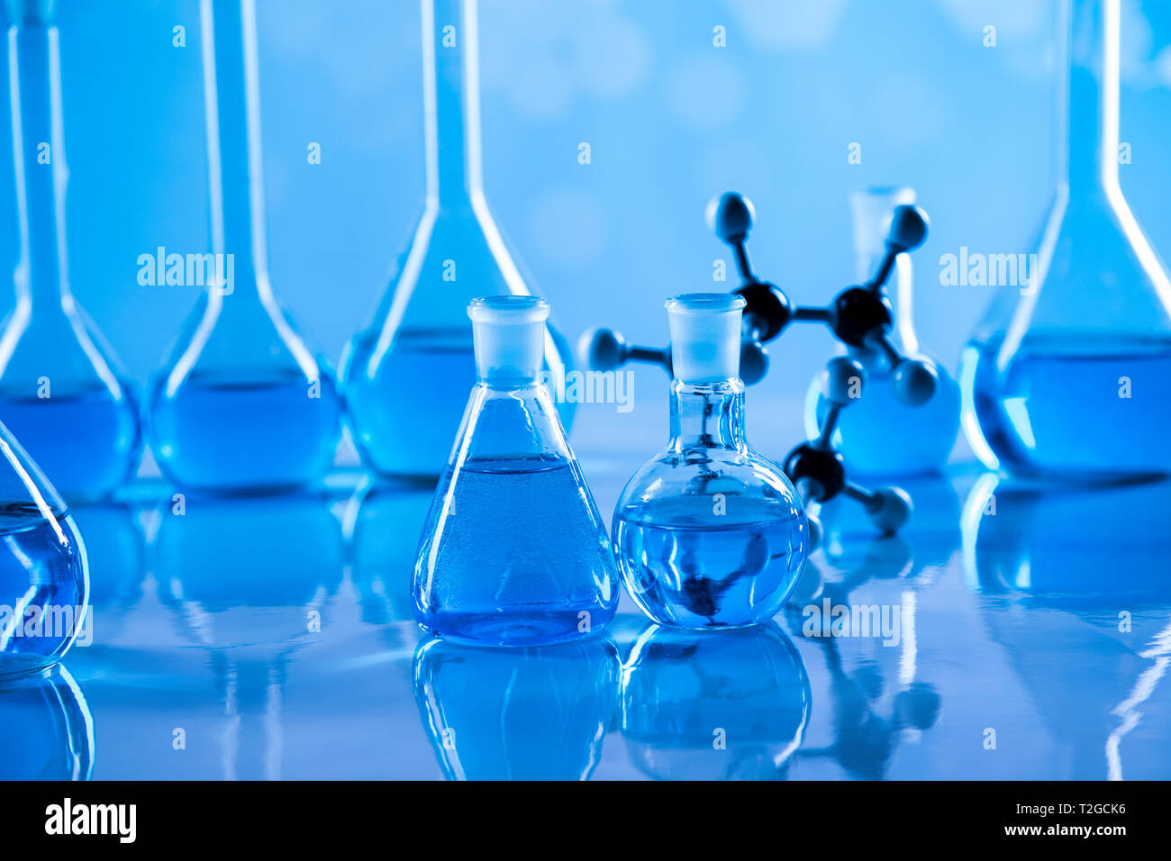 Science experiment,Laboratory equipment, Development background Stock ...