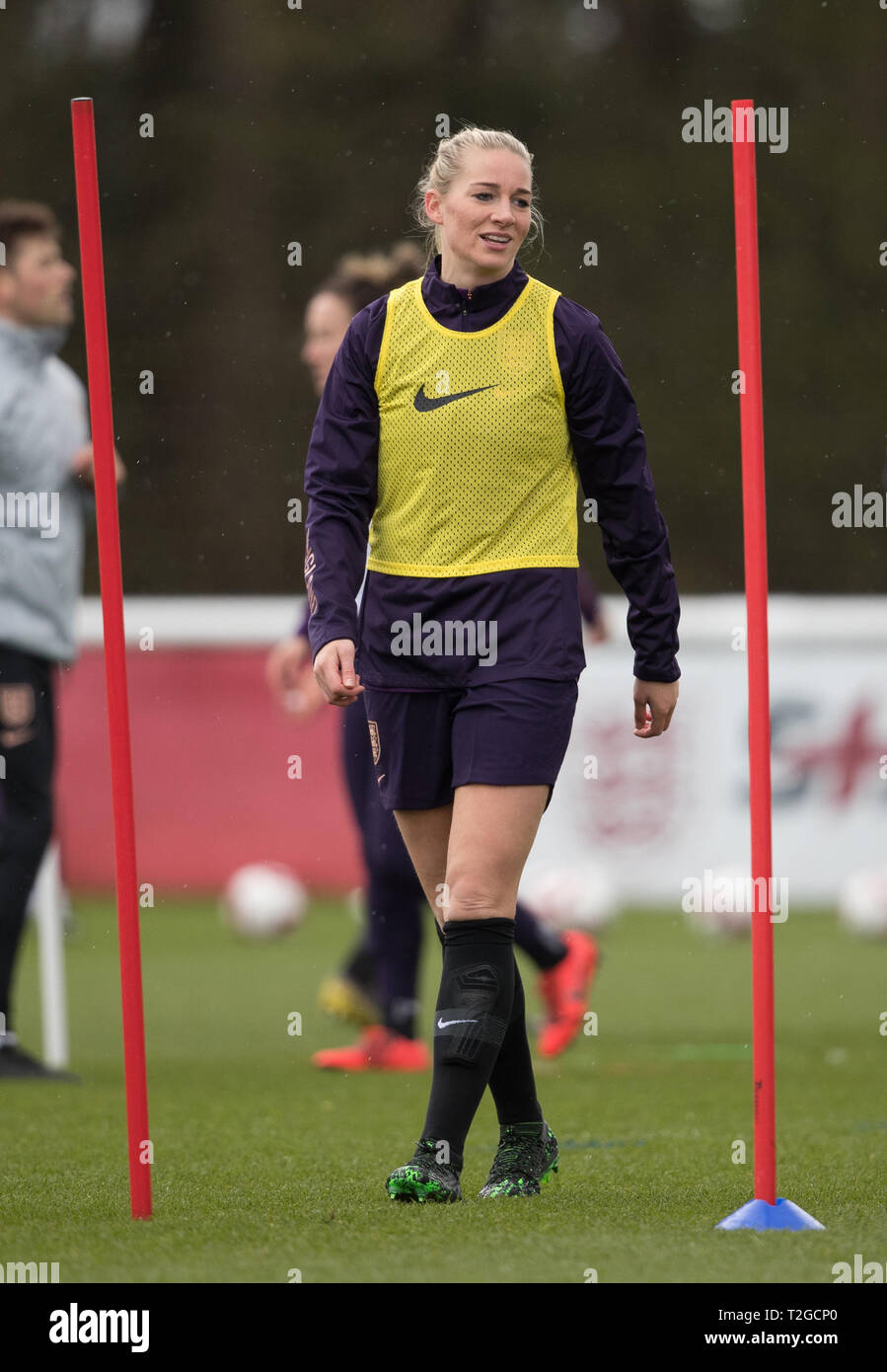 England Women's Gemma Bonner during the training session at St George's ...