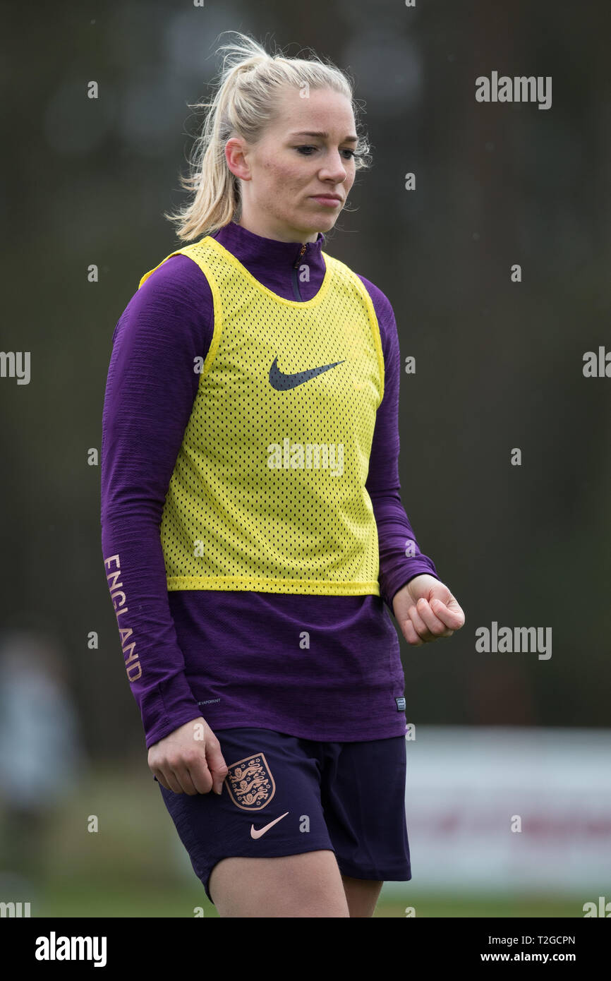 England Women's Gemma Bonner during the training session at St George's ...