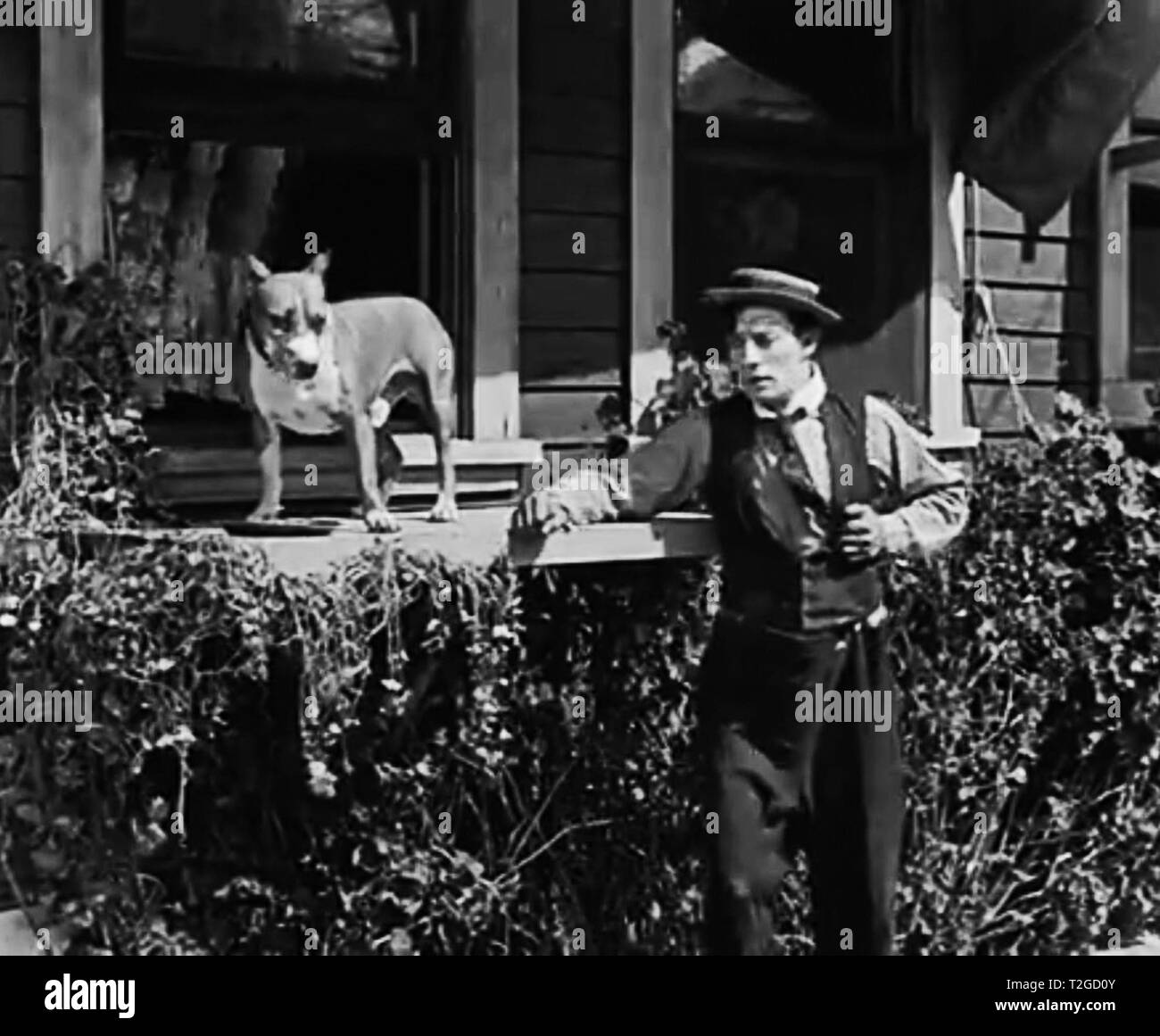 Buster Keaton Movie screen 1920 Stock Photo - Alamy