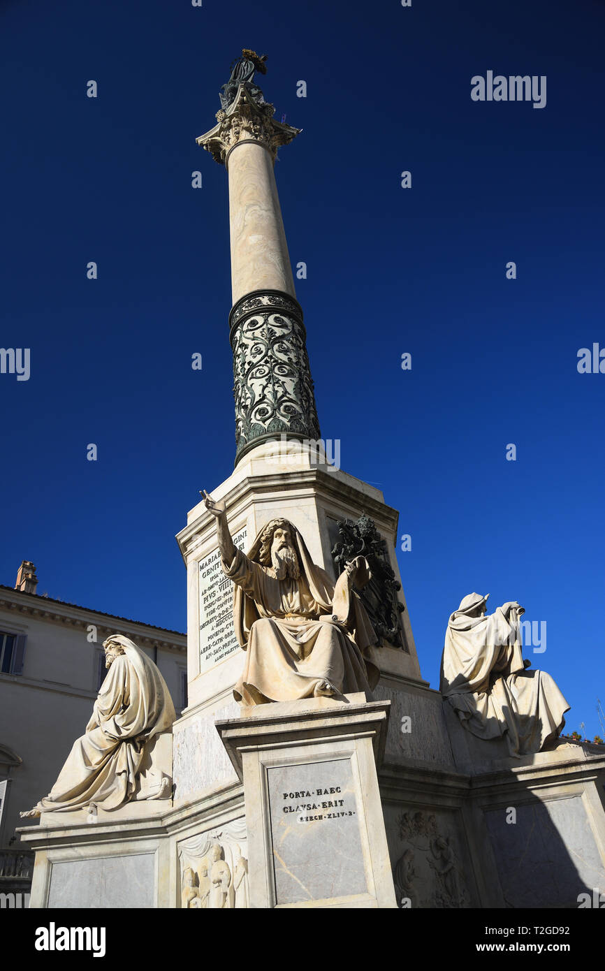 Column of immaculate conception hi-res stock photography and images - Alamy