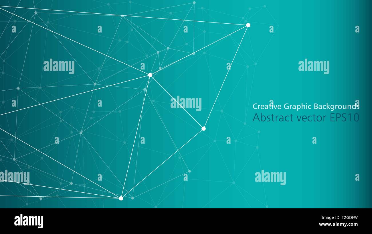 Science and technology connected, vector abstract shapes presentation ...