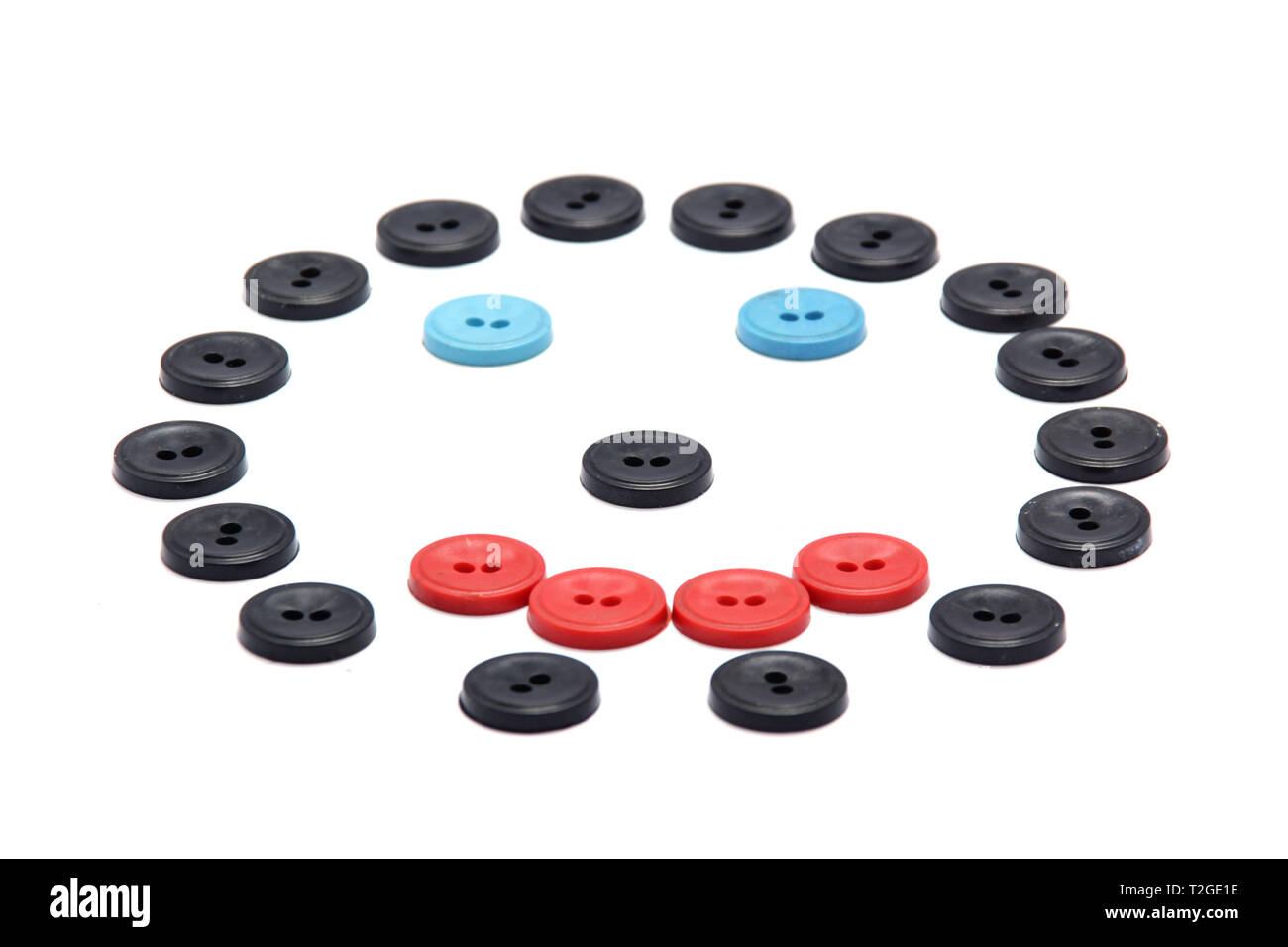 Plastic buttons of different colors Stock Photo - Alamy