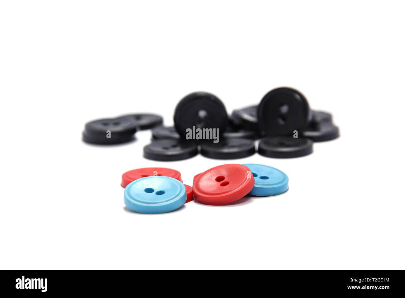 Plastic buttons of different colors Stock Photo - Alamy