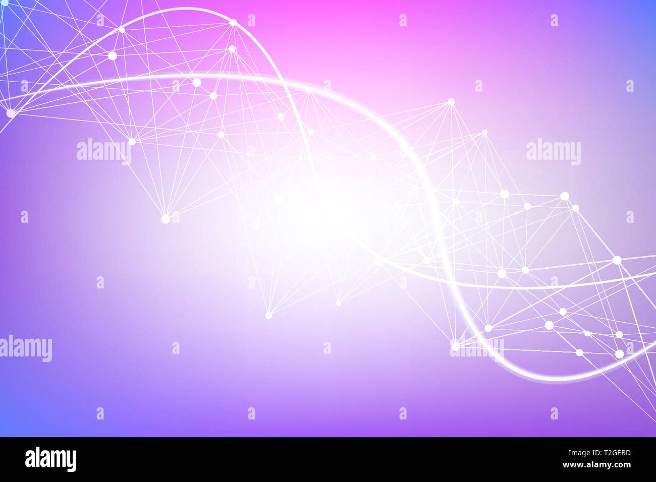 Big Data Visualization Background. Modern futuristic virtual abstract ...