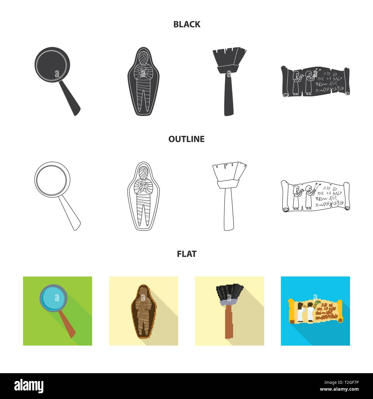 lens,mummy,brush,scroll,glass,ancient,tool,papyrus,Egypt,equipment,book ...