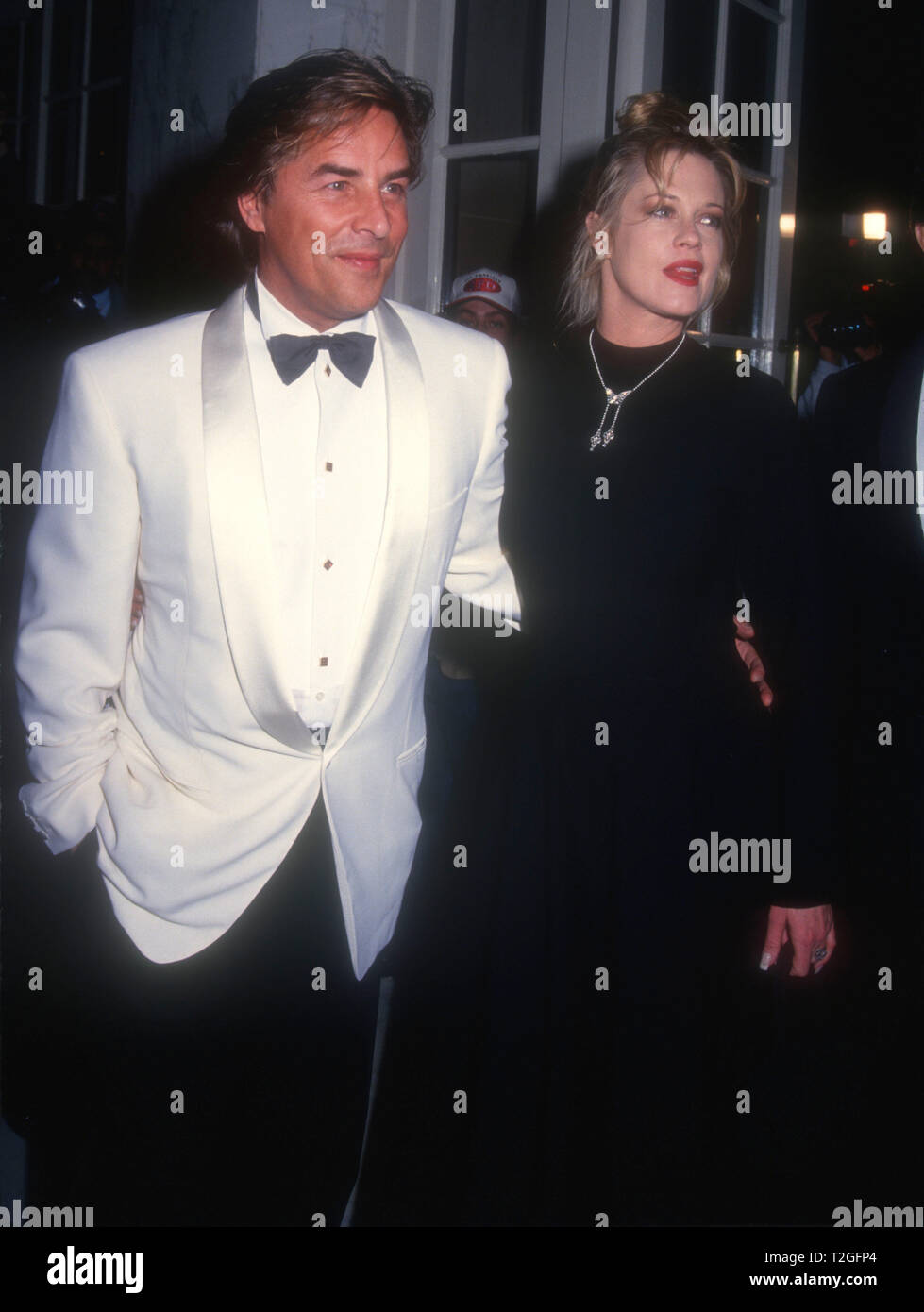 BEVERLY HILLS, CA - MARCH 12: Actor Don Johnson and actress Melanie ...