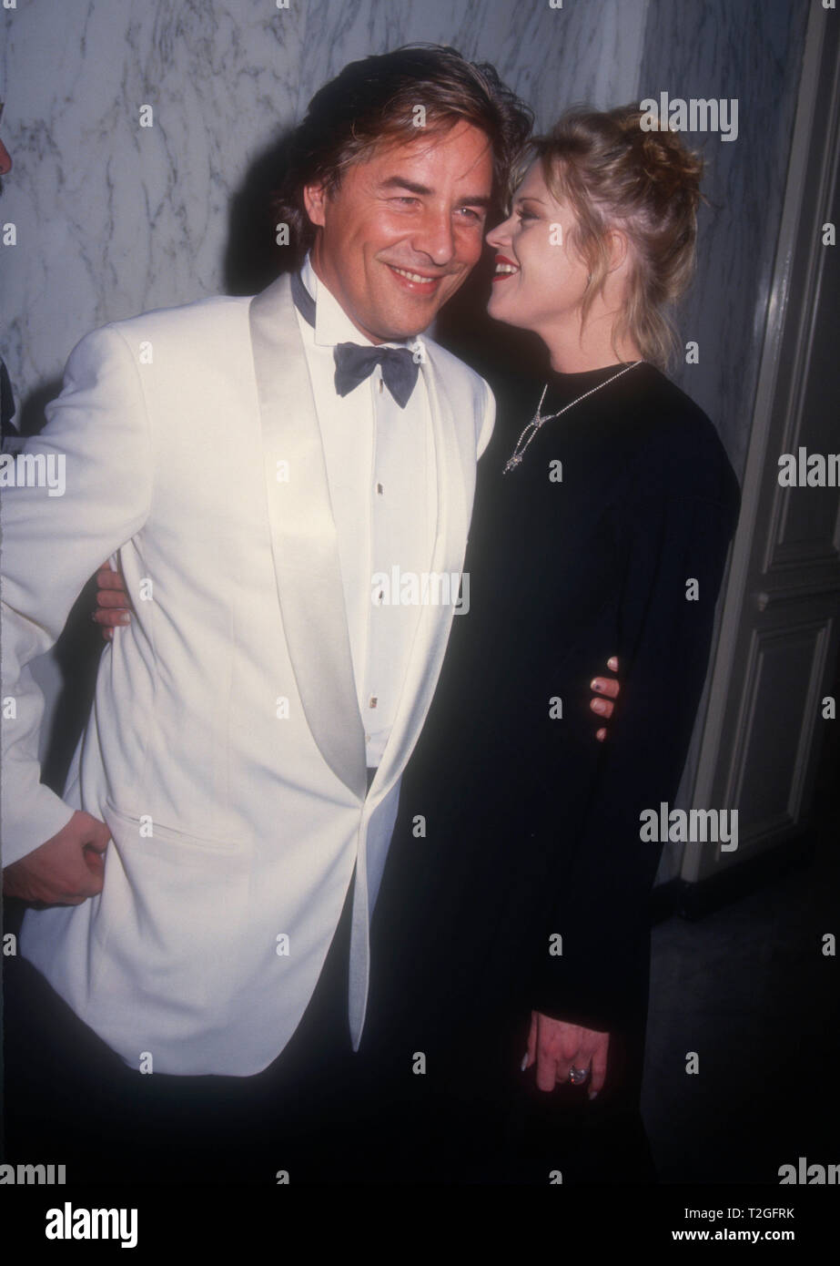 BEVERLY HILLS, CA - MARCH 12: Actor Don Johnson and actress Melanie ...