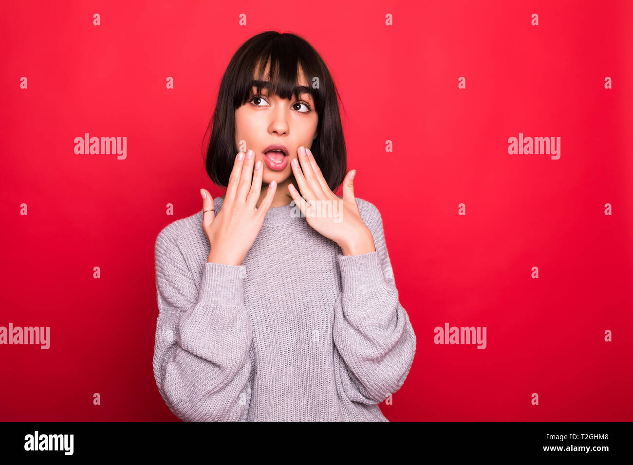 Wow face hi-res stock photography and images - Alamy