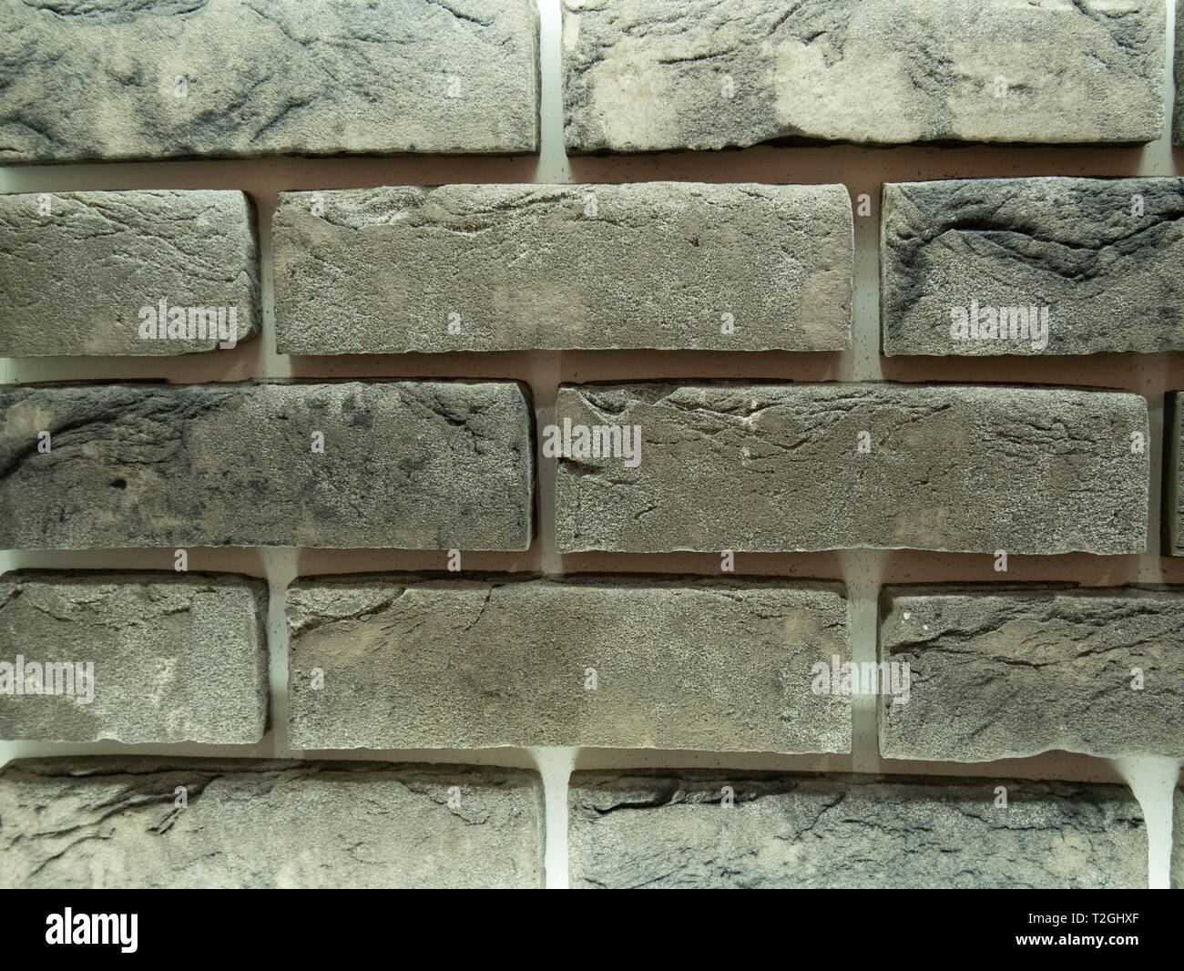 abstract gray brick wall pattern with artificially aged surface for ...