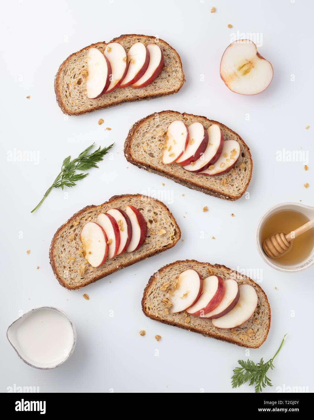 Toasted Protein Bread Stock Photo - Alamy