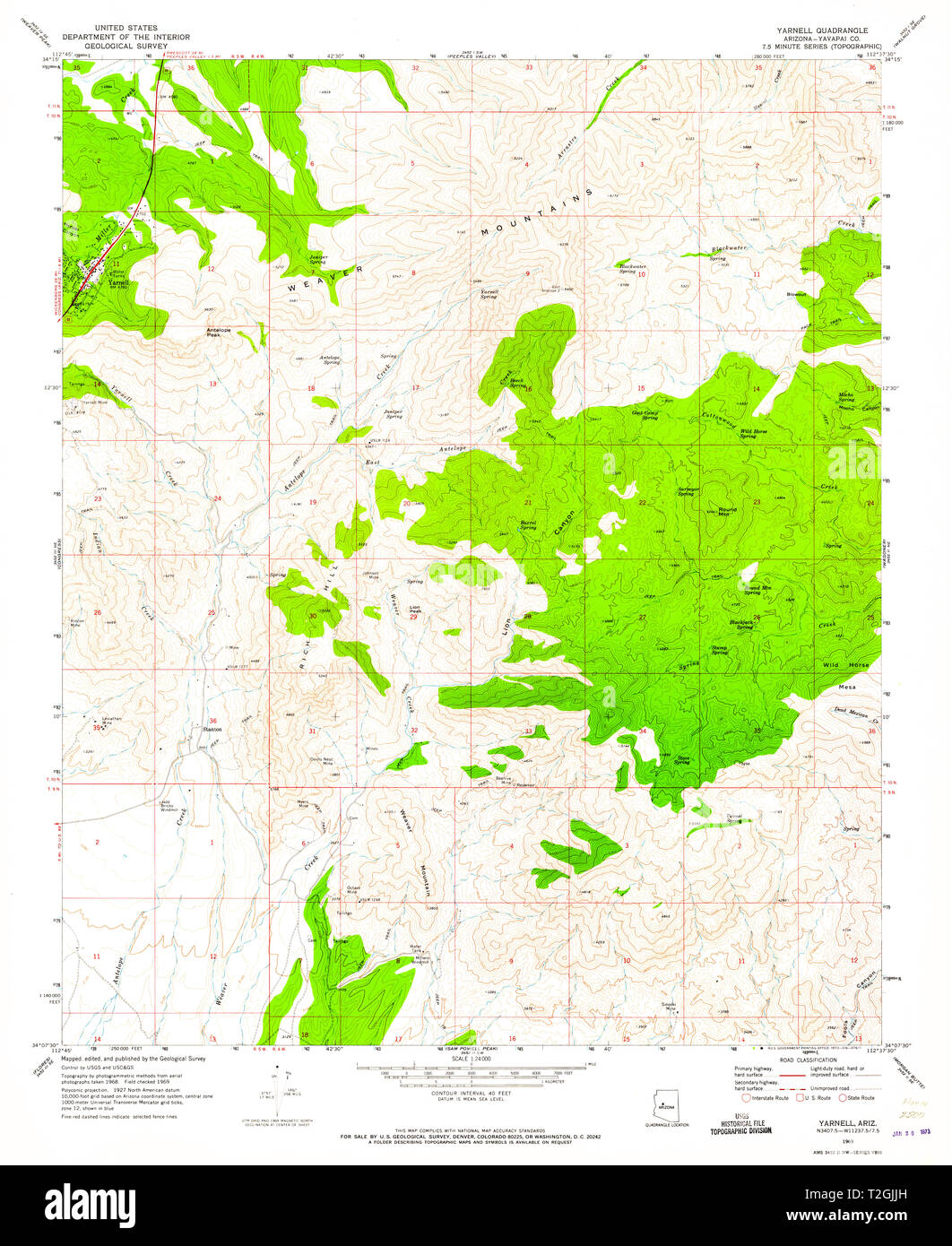 Yarnell arizona hi-res stock photography and images - Alamy